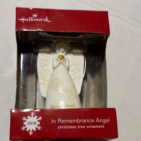 Hallmark | Holiday | Hallmark 28 In Remembrance Angel Ornament White ...